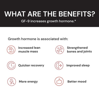 GF-9™: Boost Human Growth Hormone (HGH) Levels – Novex Biotech